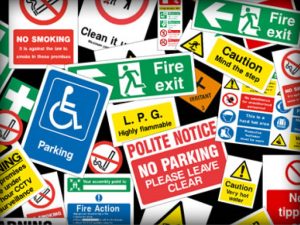 Construction Industry - Signs Display